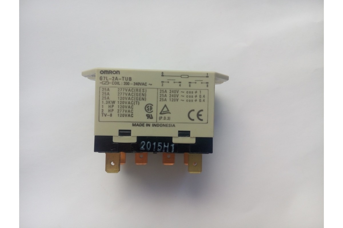 Реле Omron G7L-2A-TUB AC200/240 на ПКА-6-1/3П, МПК, КПЭМ.